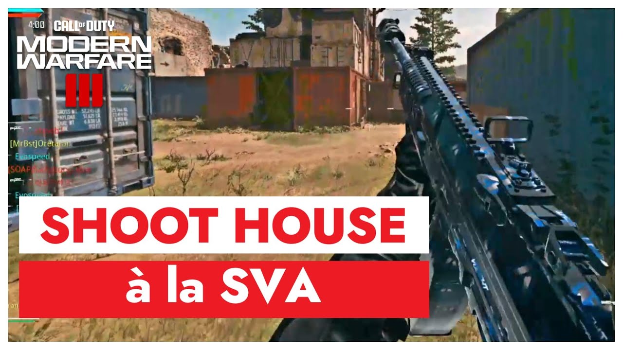 GAMEPLAY sur SHOOT HOUSE via MW3 ( il n'y a PAS de SBMM ) - YouTube