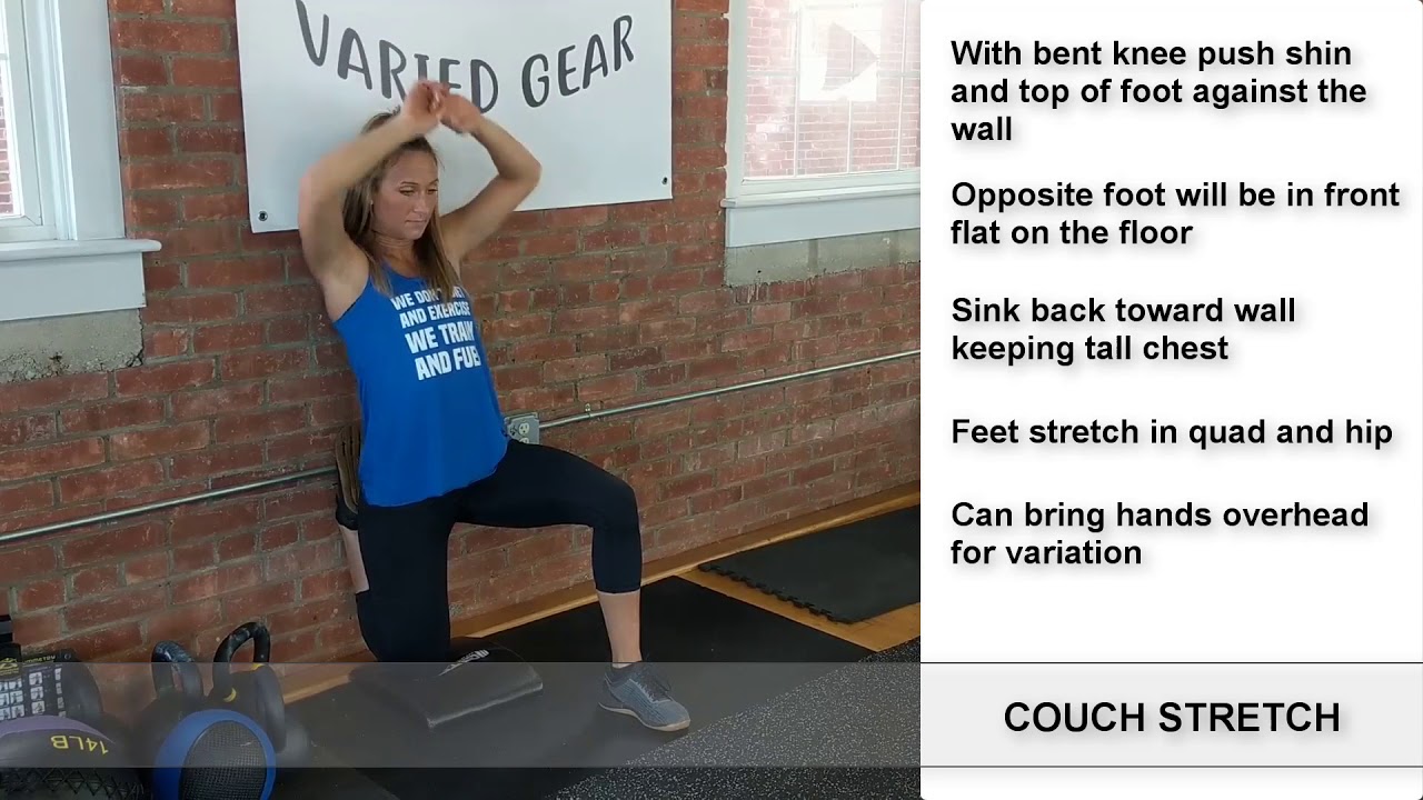 TTSL Daily Movement | How To Do A Couch Stretch - YouTube