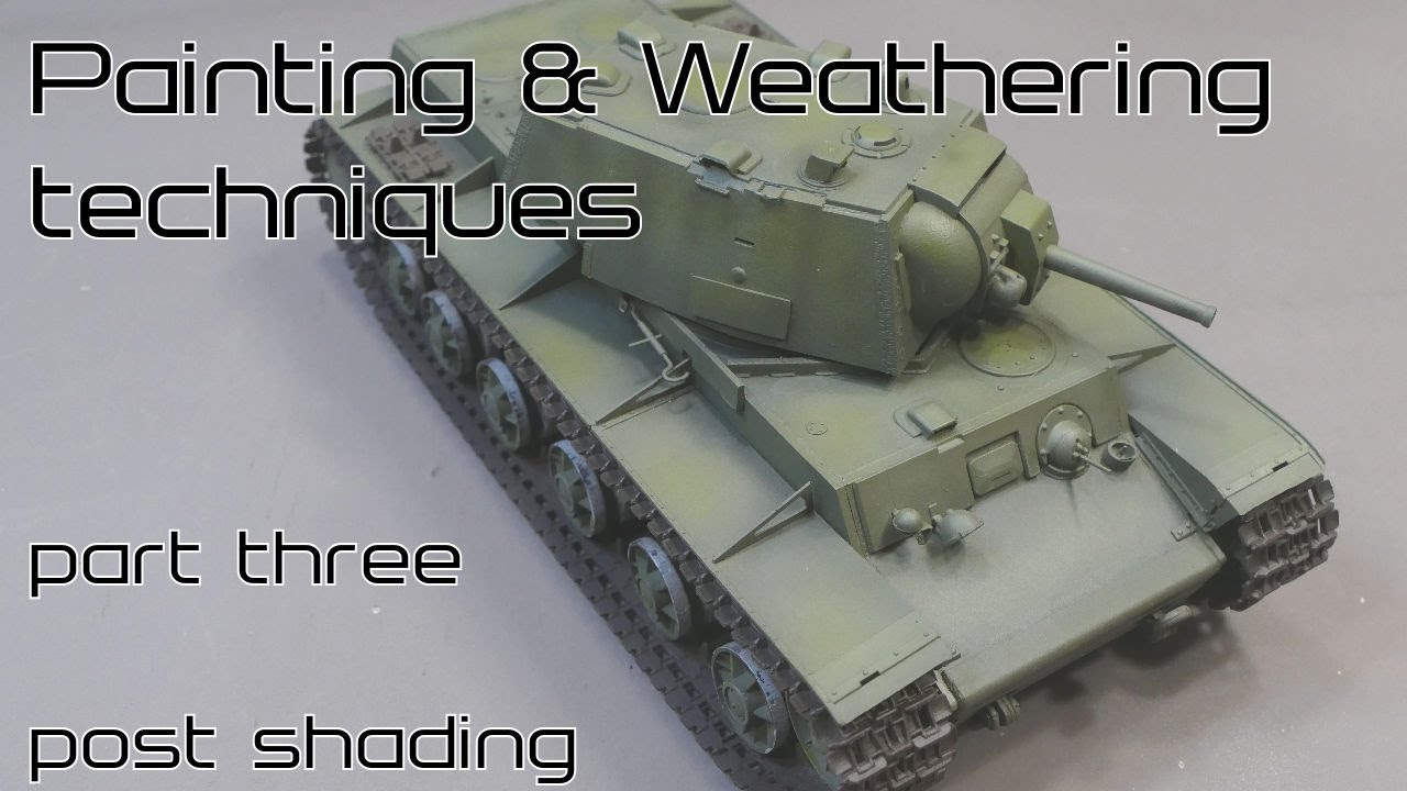 Russian 4BO post shading method Tamiya Acrylic paint modulation - YouTube