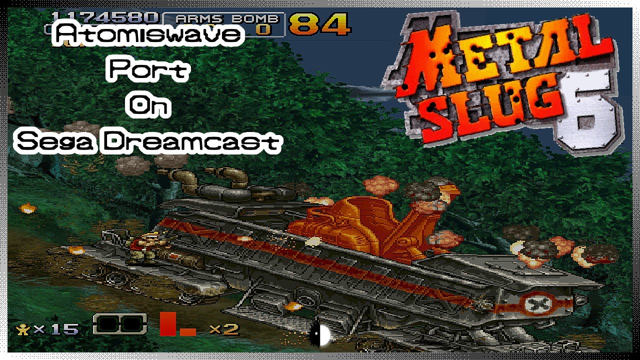 METAL SLUG 6 - Atomiswave Port on Dreamcast - YouTube