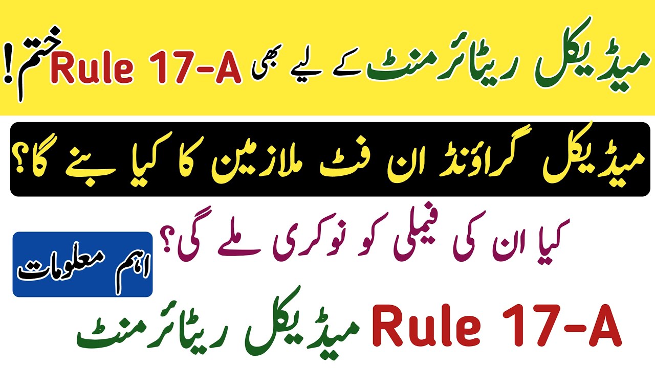 Medical ground retirement punjab latest news|latest news punjab rule 17 ...