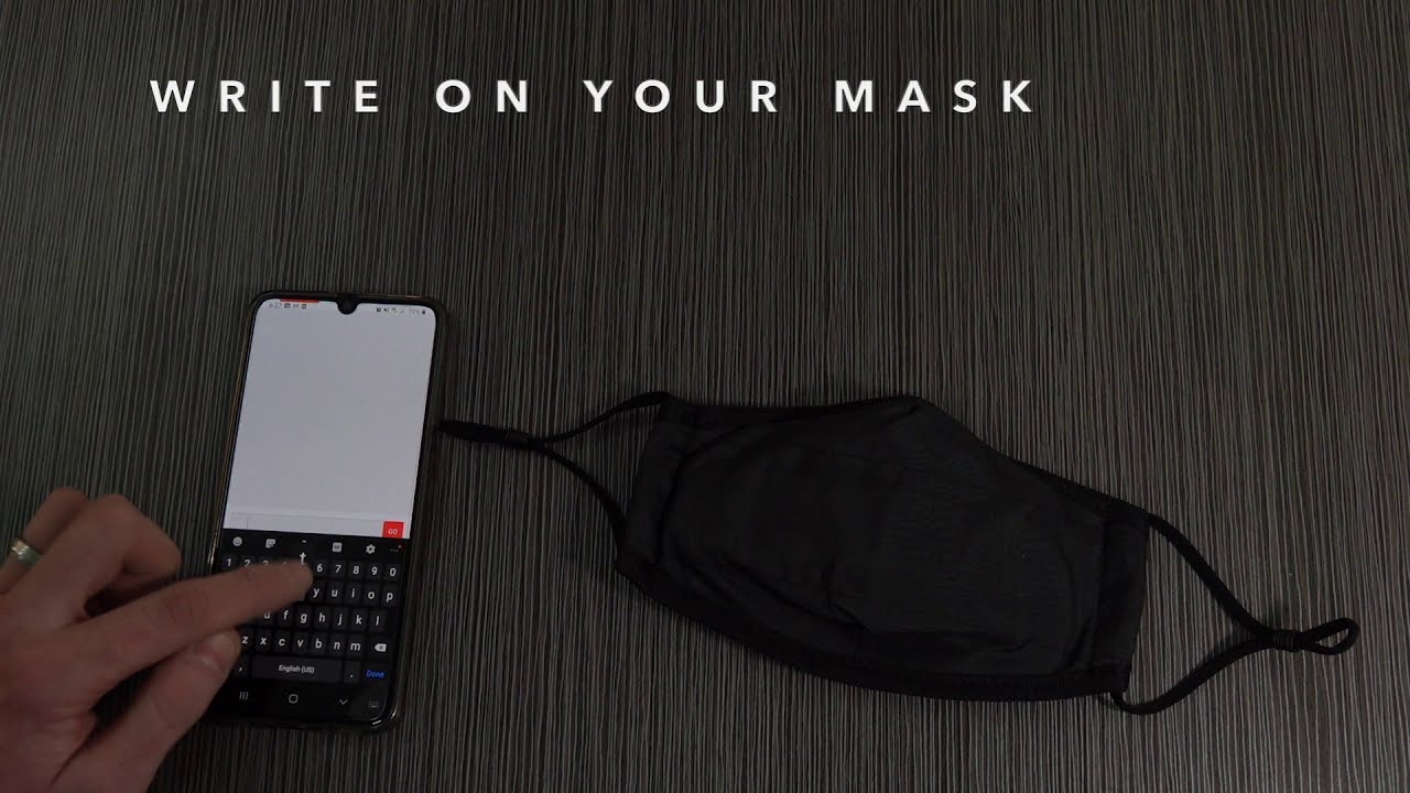 Ultimate smart mask LED bluetooth - YouTube