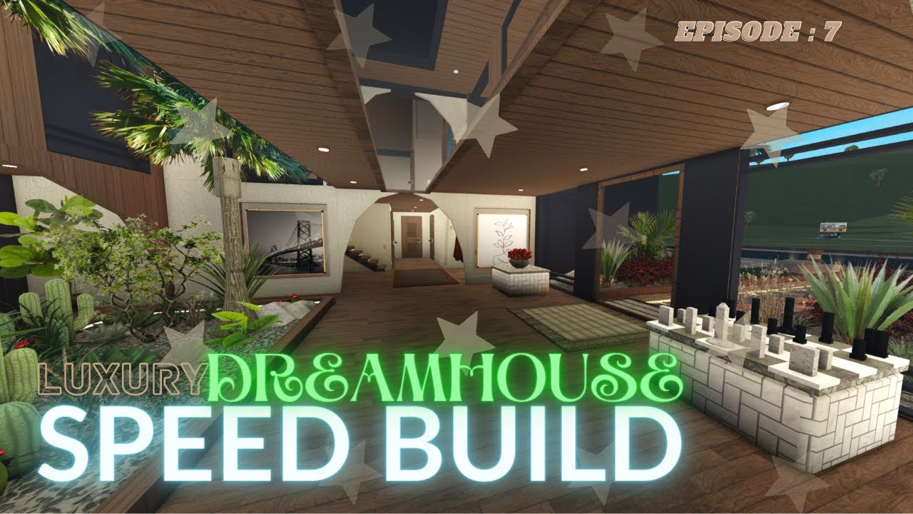 Bloxburg Speedbuild: Luxury Dream House | Part Seven - YouTube