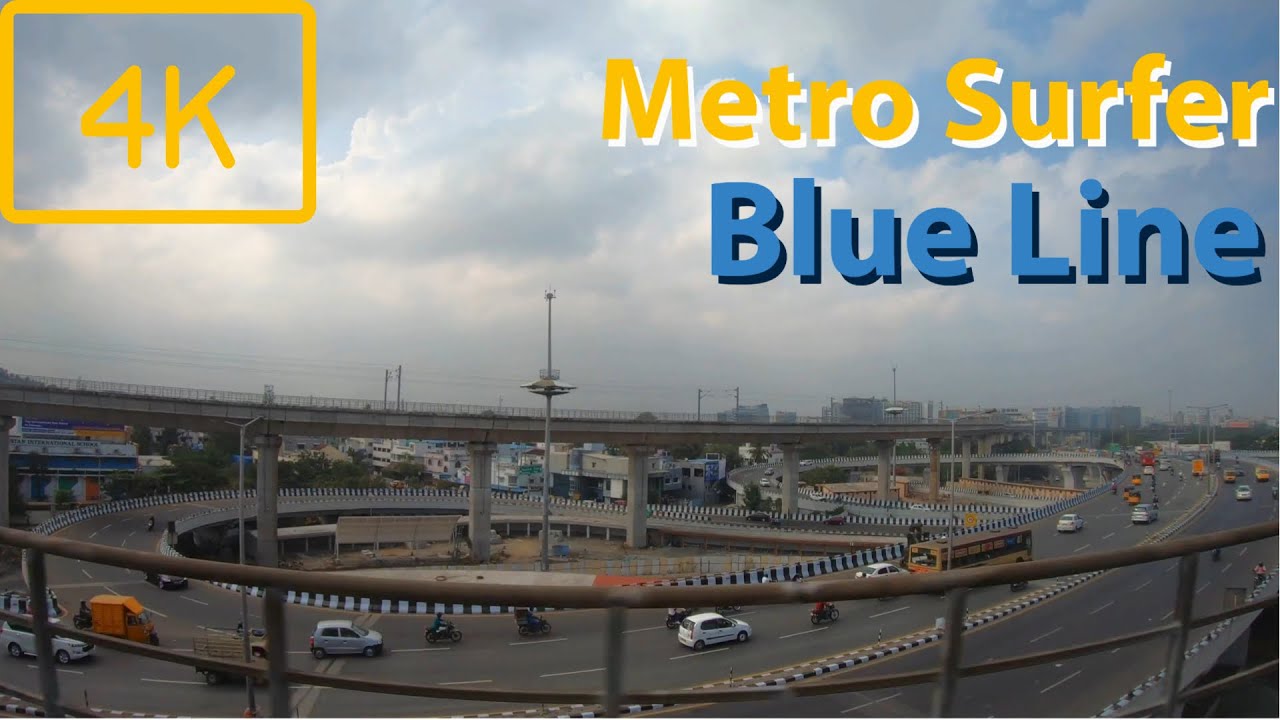 4K Chennai Metro Blue Line End to End - YouTube