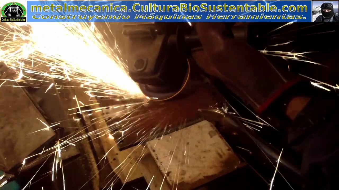 Esmerilando solera para formar placa base carro torno -Curso-Tutor ...