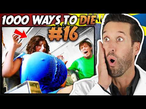 ER Doctor REACTS to 1000 Ways to Die Dumbest Injuries #16