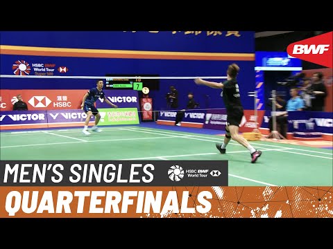 VICTOR Hong Kong Open 2023 | Kenta Nishimoto (JPN) vs. Rasmus Gemke (DEN) | QF
