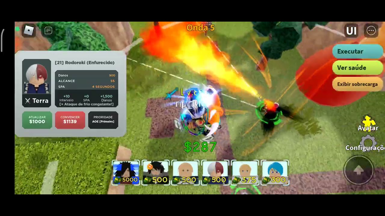 SHOWCASE TODOROKI 5 ESTRELAS -ALL STARS TOWER DEFENSE- - YouTube