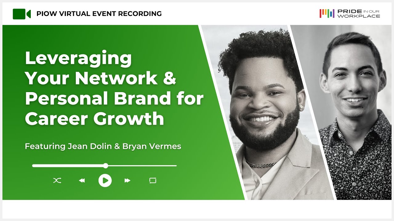 Leveraging Your Network & Personal Brand for Career Growth | Featuring ...