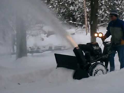 Hot Rod Snowblower with Hydrostatic Transaxle - YouTube
