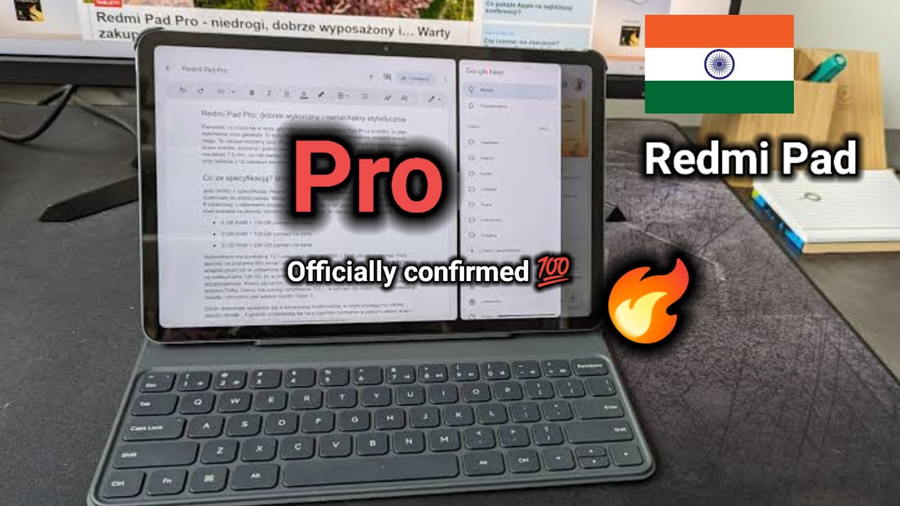 Redmi Pad Pro official launch date in India, Price features & all ...