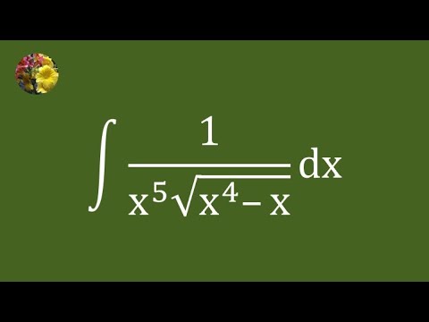 Evaluating the indefinite integral using algebraic manipulation - YouTube
