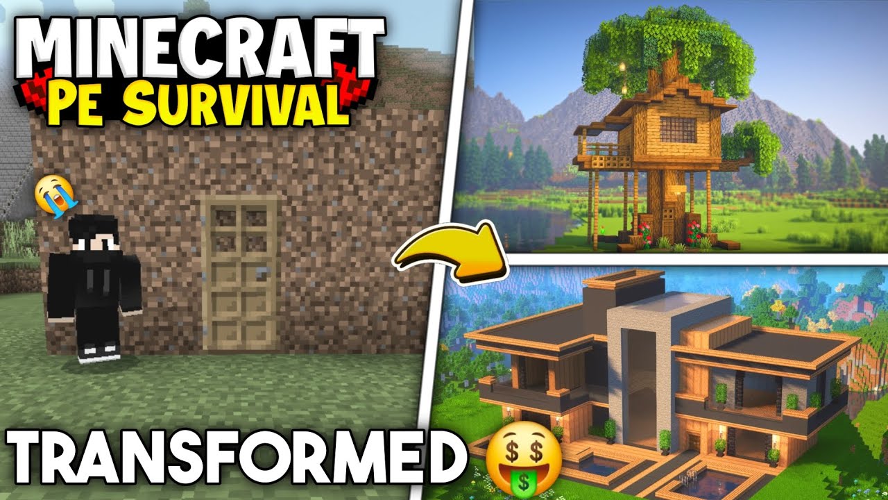 I TRANSFORMED🤑 MY MINECRAFT WORLD FULLY!! - YouTube