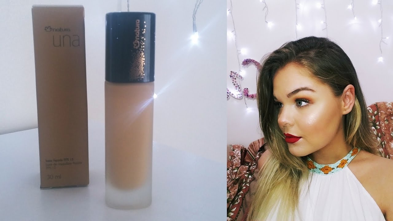 Base Líquida Natura Una - Resenha com aplicação - YouTube