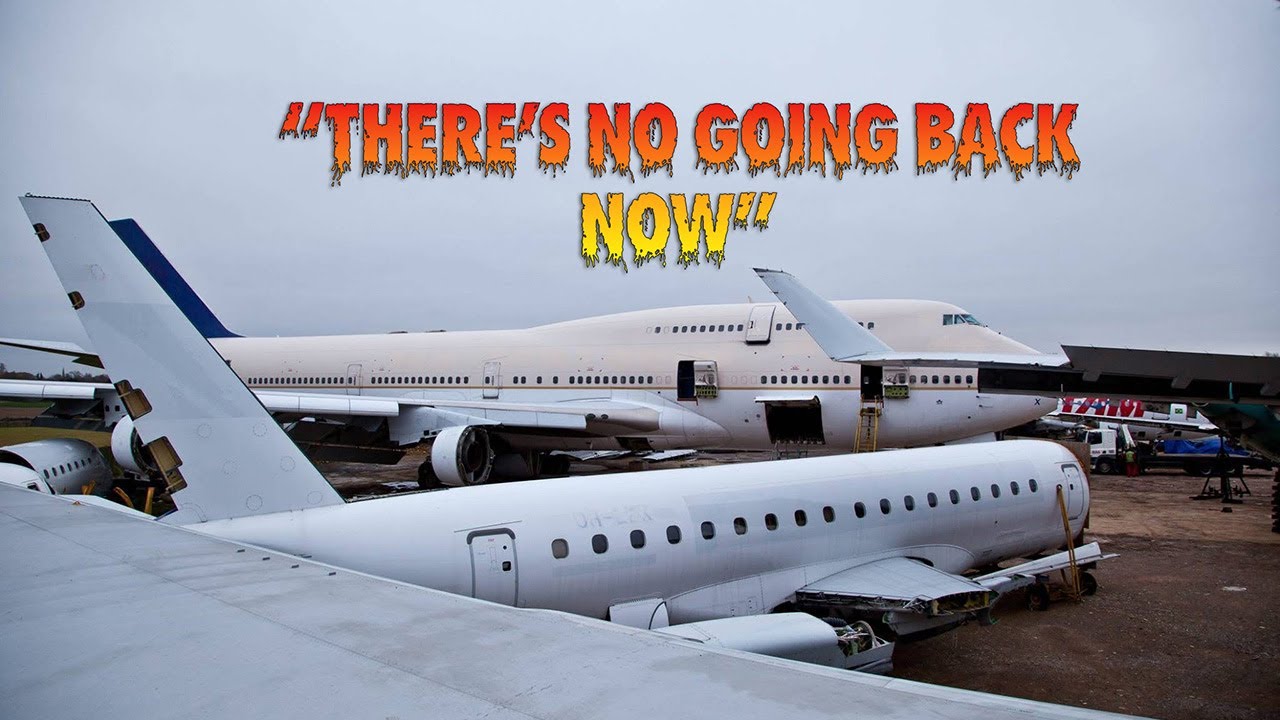 ABANDONED AIRBUS A340 AIRCRAFT - WHERE'S THE FUSELAGE GONE? PLANE ...