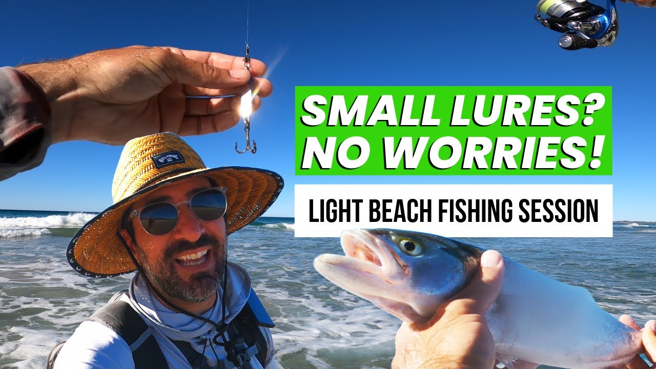 Light Beach Fishing Using Small Lures | Small Lures, Lots Of Fun! One ...