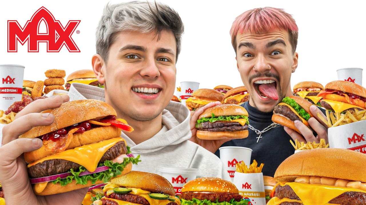 WIELKI TEST WSZYSTKIEGO Z MAX BURGERS! - YouTube