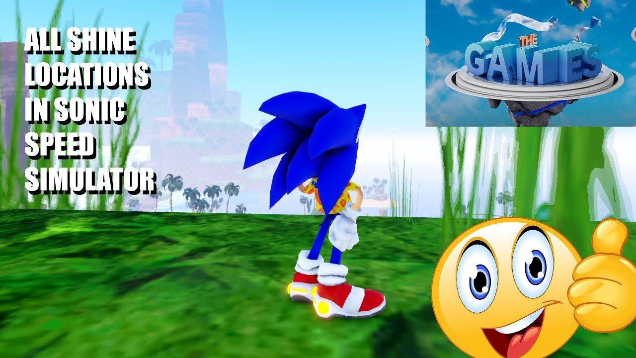 Locations of All Shine Crystals in Sonic Speed Simulator (THE GAMES ...