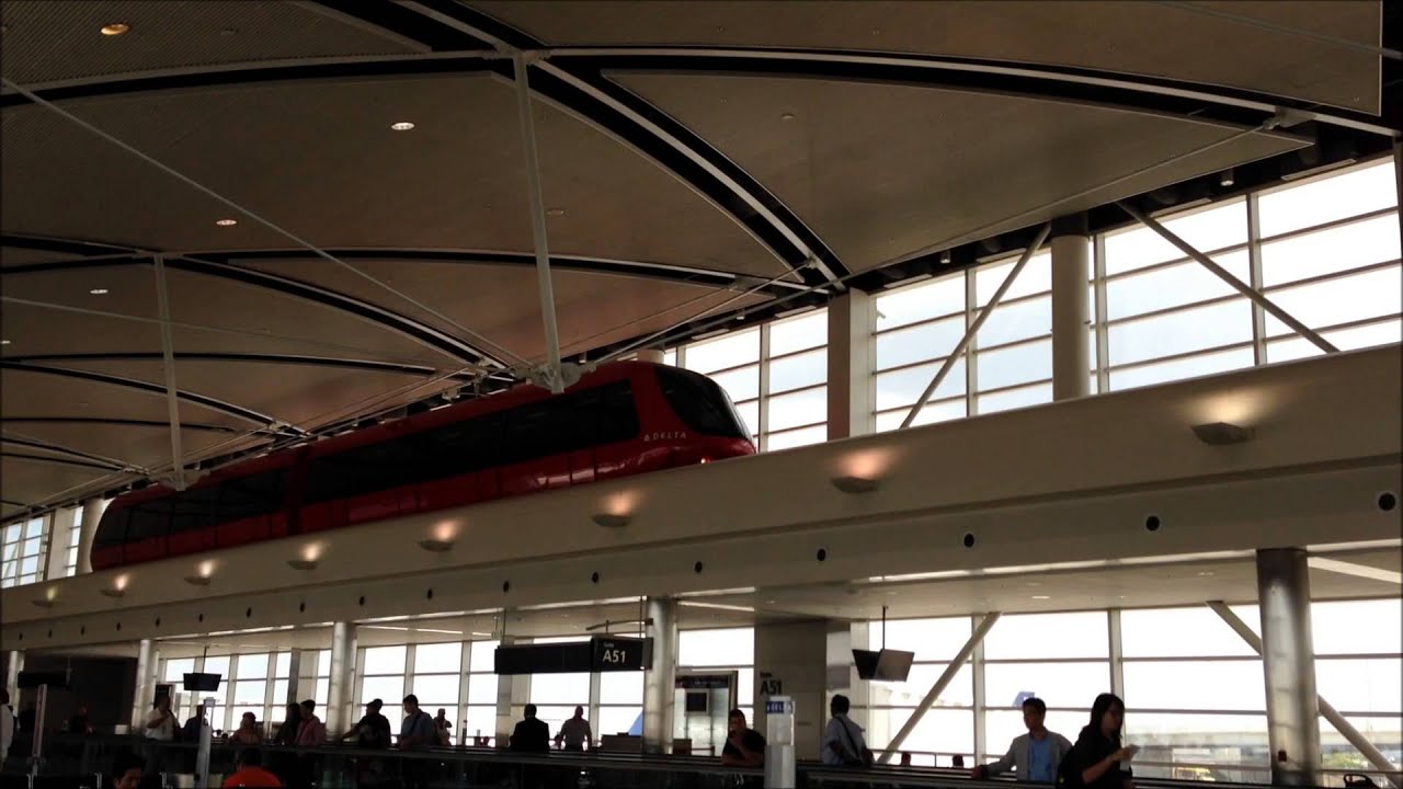 Detroit Metropolitan Wayne County Airport - Express Tram - YouTube