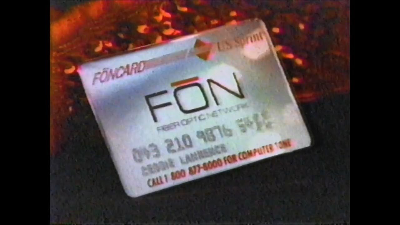 US Sprint Fon card ad shown in 1989 - YouTube