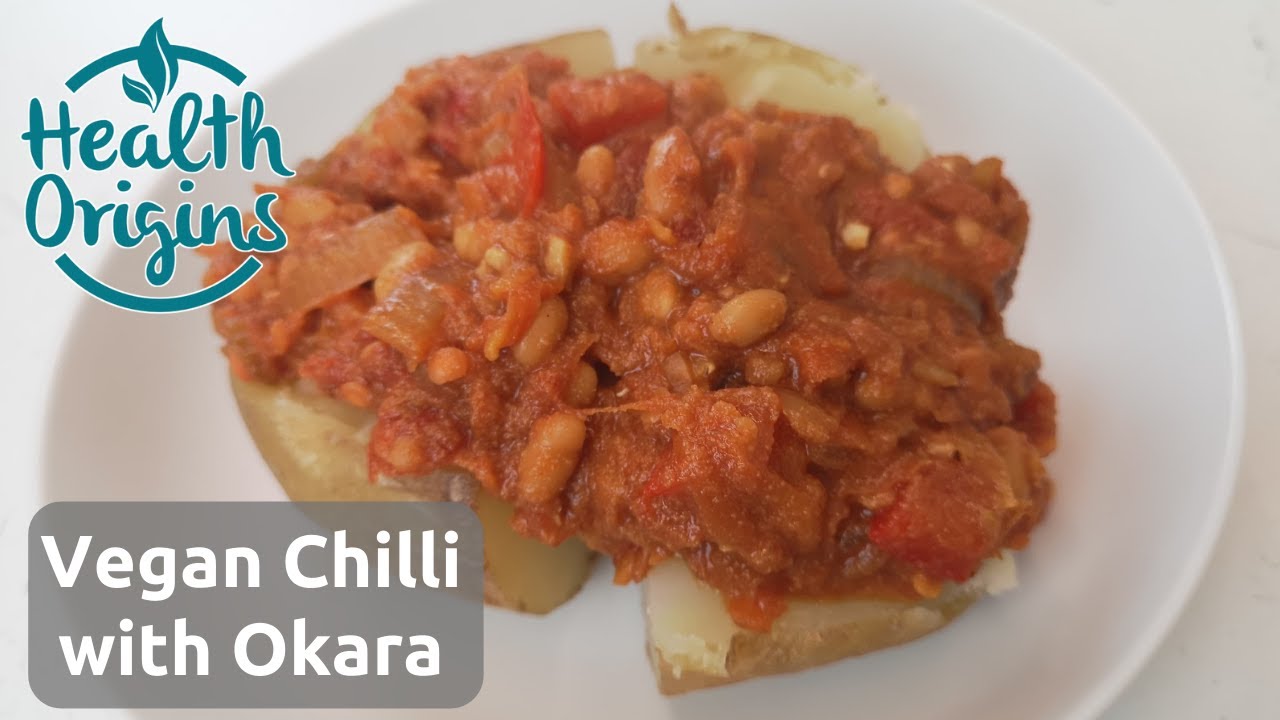 Vegan Chilli with Okara (oil free) - YouTube