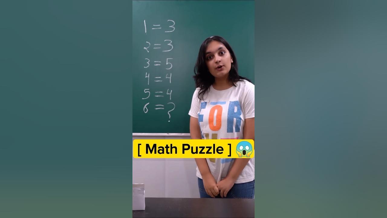 hard maths puzzle - YouTube
