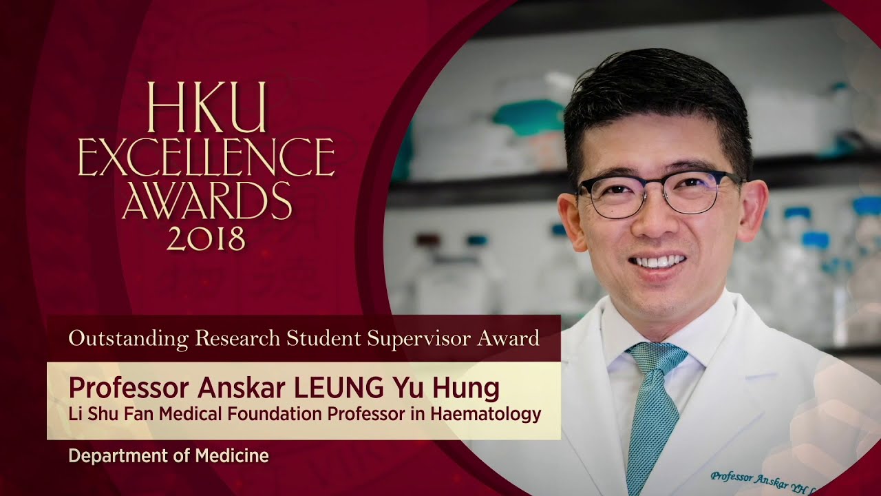 Outstanding Research Student Supervisor Award 2017-2018 - Professor ...