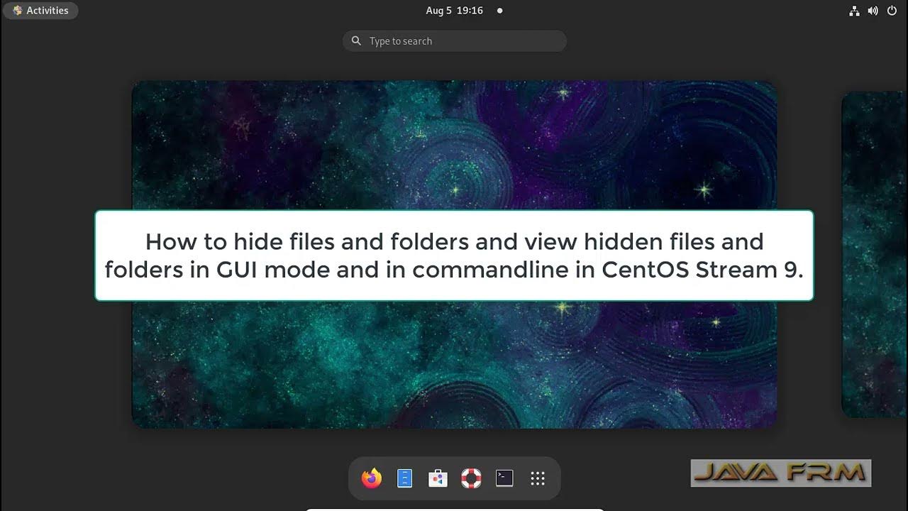 How To View And Create Hidden Files And Folders On CentOS Stream 9 how-to-view-and-create-hidden-files-and-folders-on-centos-stream-9