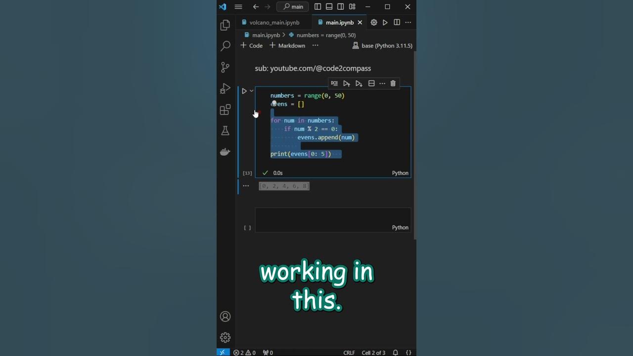List Comprehension In Python Cool Trick Python Programming Coding Pythonforbeginners Youtube