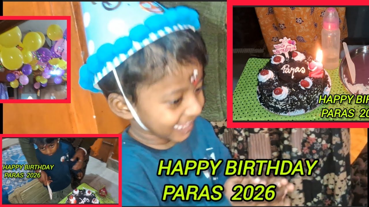 Happy birthday paras | जन्मदिन मुबारक हो पारस | #yt #youtubevideo # ...
