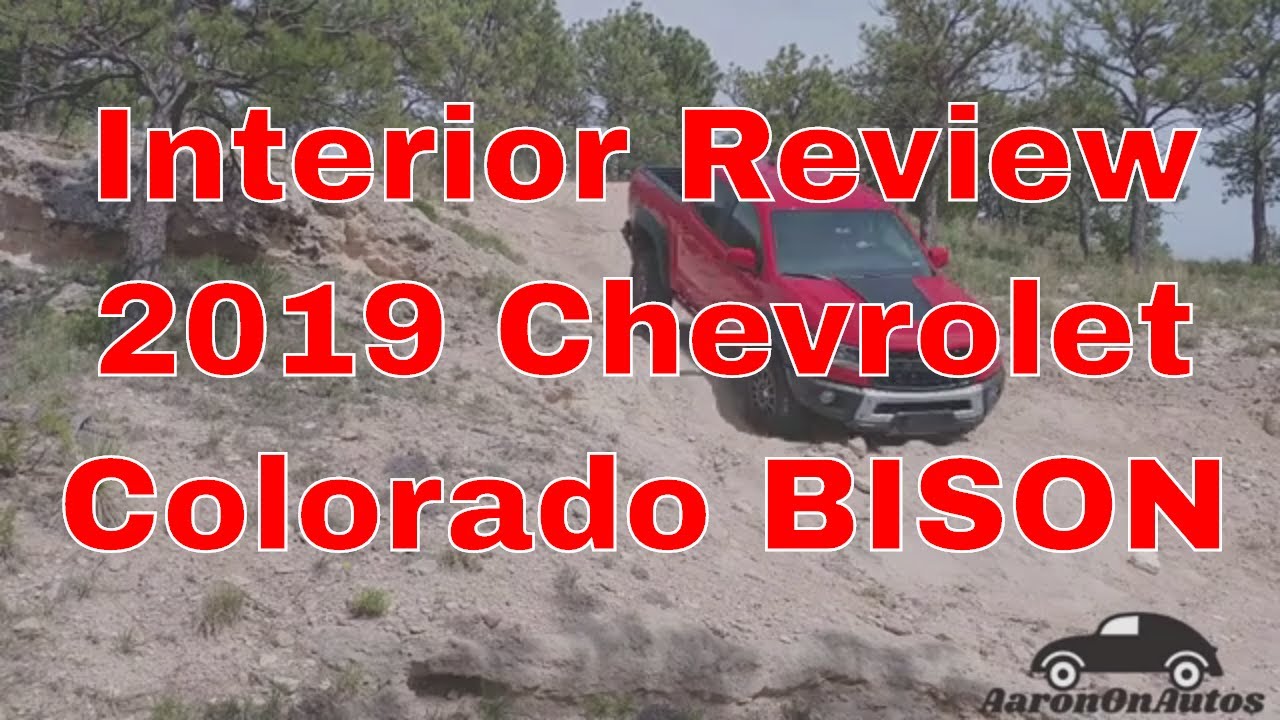 2019 Chevrolet Colorado Bison interior review - YouTube