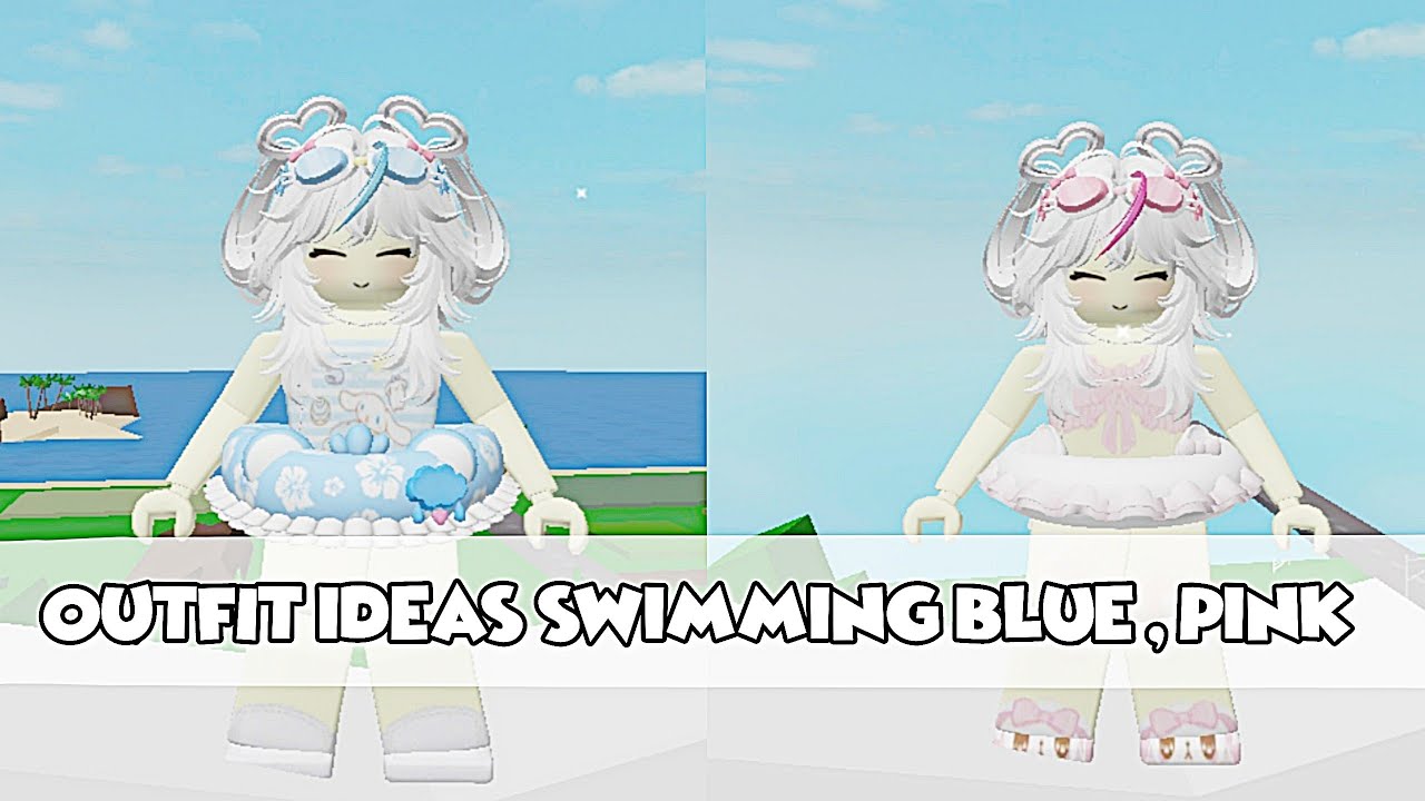 AVA IDEAS SWIMMING BLUE & PINK 🤍🩷 || Roblox Indonesia 🇲🇨 - YouTube