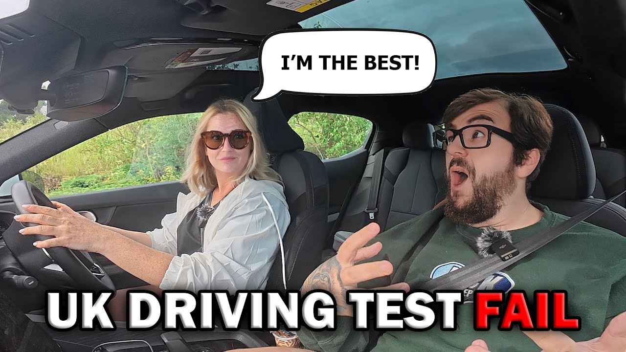 I CAN'T BELIEVE SHE DID THIS! | First Automatic Driving Mock Test ...