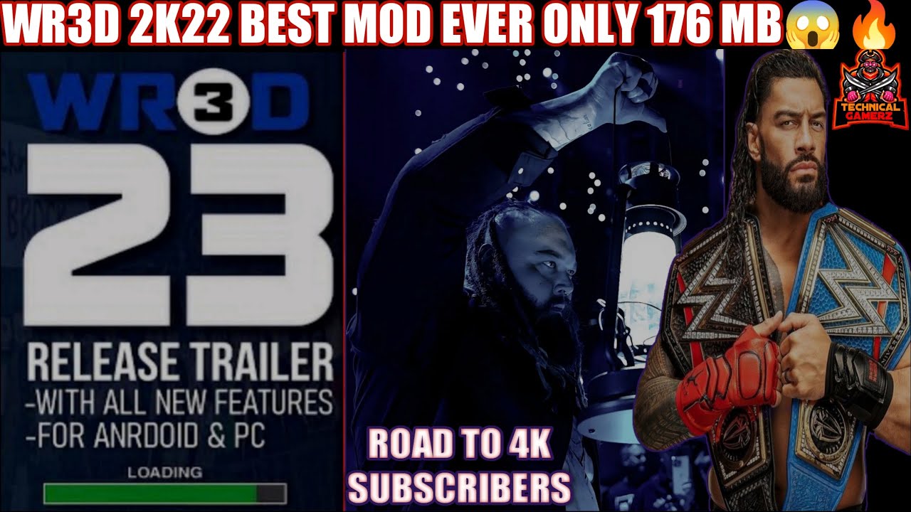 WR3D 2K23 BEST MOD EVER ONLY 176 MB 😱🔥 - YouTube