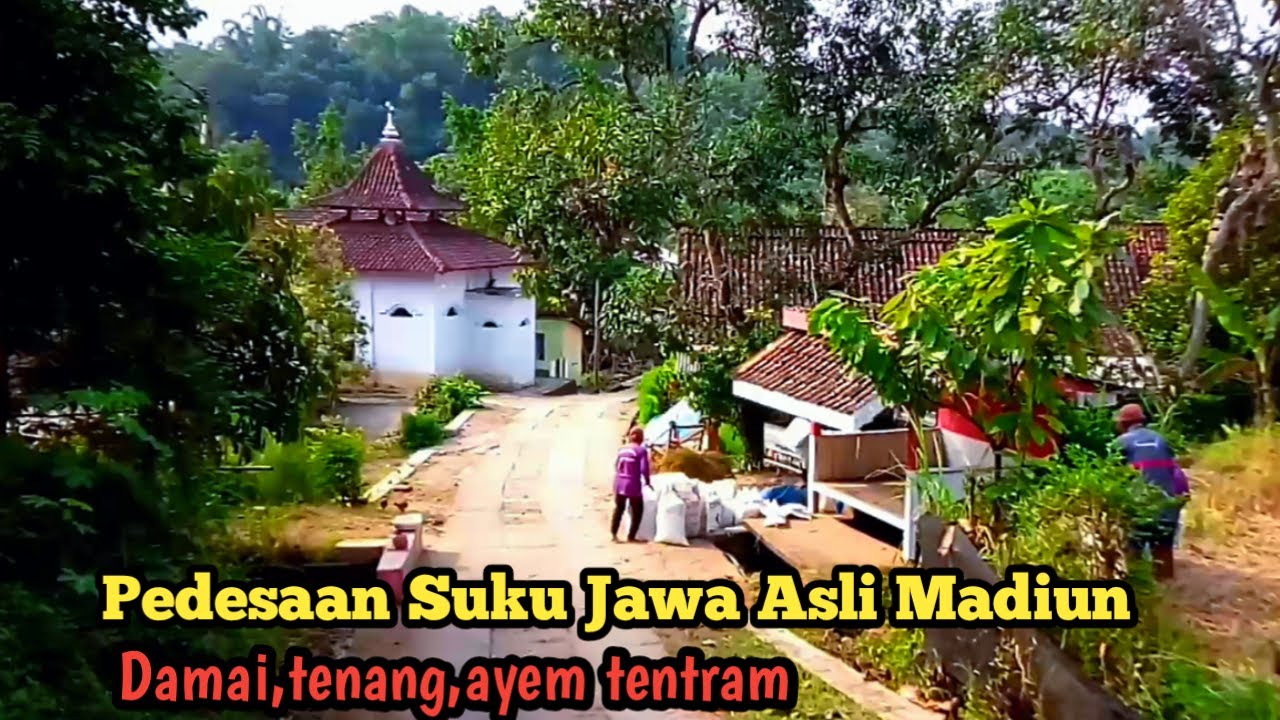 Kampung jawa di lereng pegunungan yang Damai,tenang ayem tentram ...