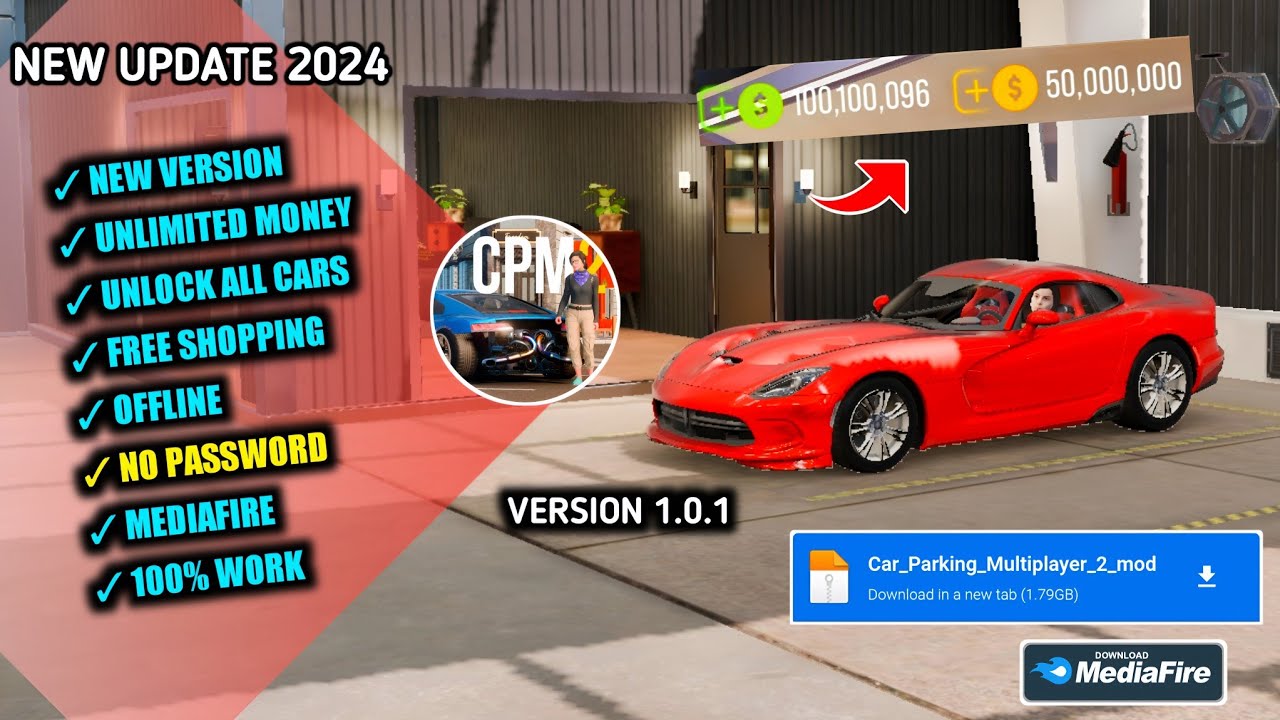 Car Parking Multiplayer 2 Mod Apk Latest 1.0.1 Version 2024 - Unlimited ...