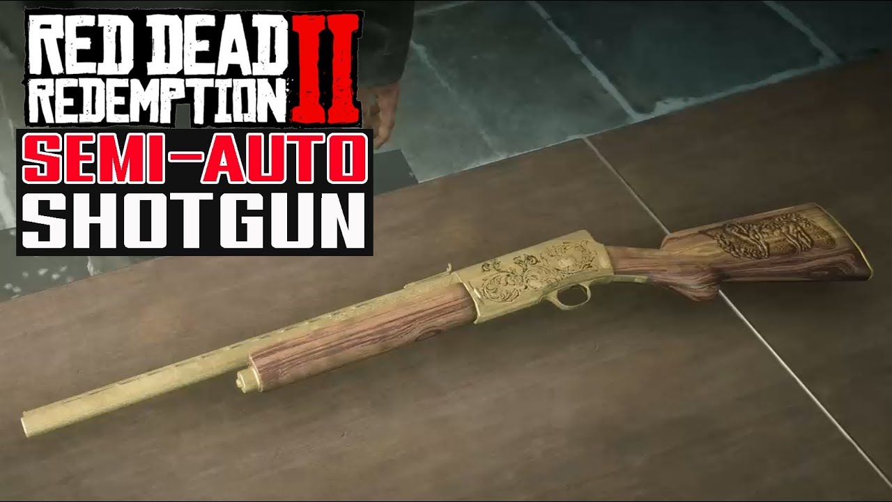Red Dead Redemption 2 : Semi-Auto Shotgun ฟรี !!! - YouTube