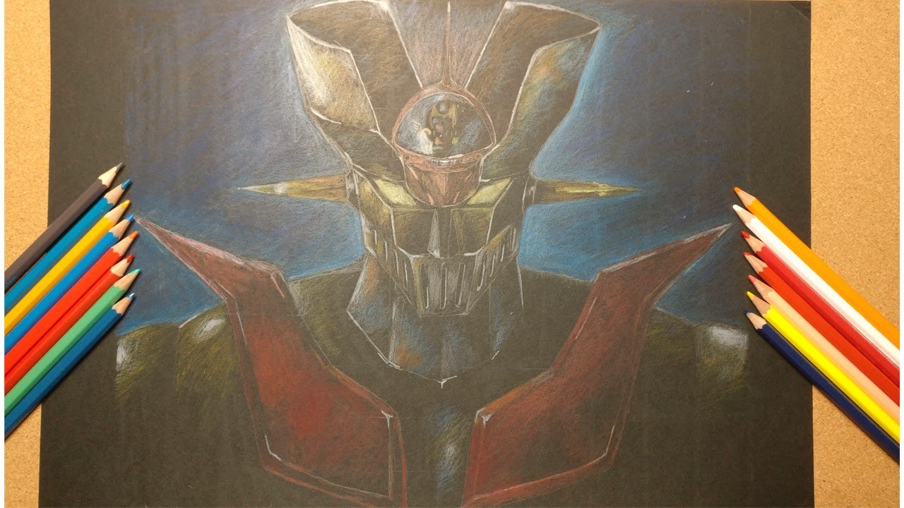 COMO dibujar a MAZINGER Z | HOW to draw MAZINGER Z💢 - YouTube