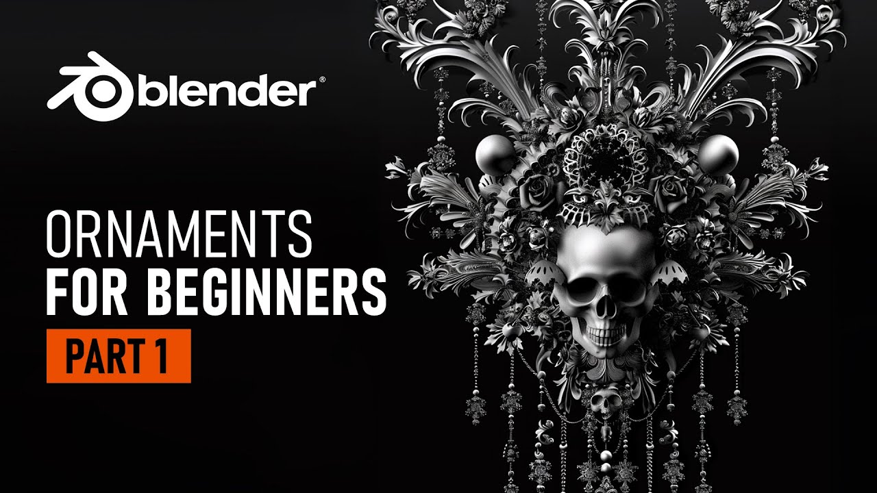 ORNAMENTS FOR BEGINNERS - PART 1 - BLENDER TUTORIAL - YouTube