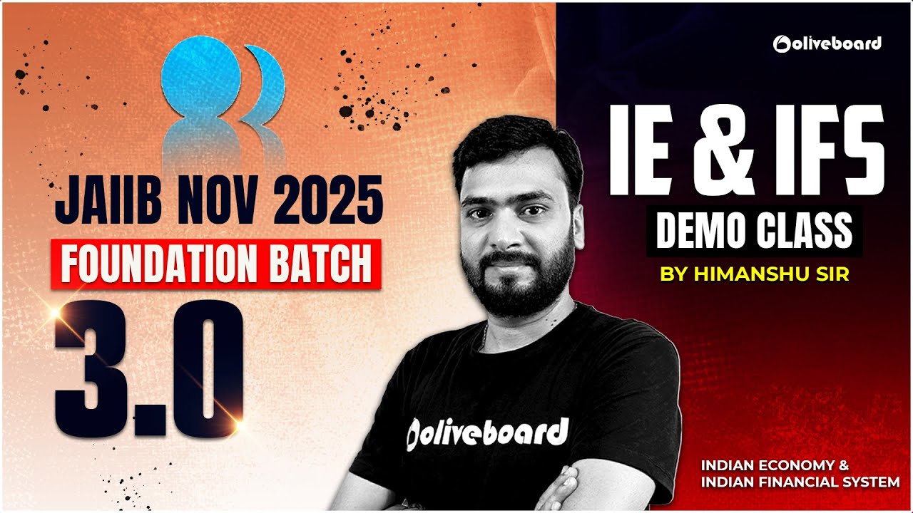 JAIIB Nov IE & IFS 2025 | Foundation Batch 3.0 DEMO CLASS | By Himanshu ...