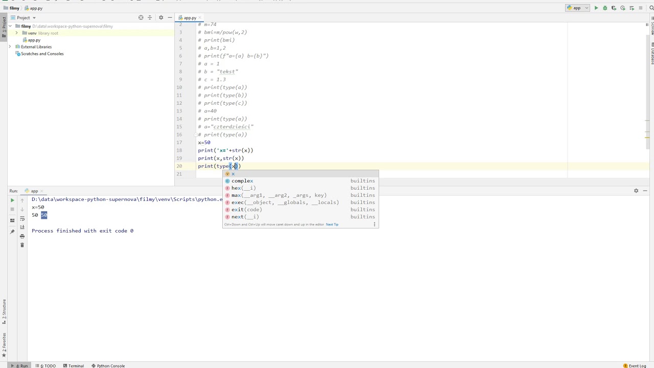 Kurs Python: "Python na luzie" - zmienne - YouTube