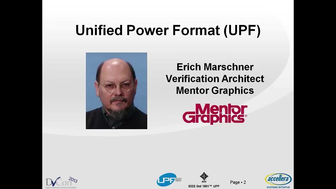 low power design, verification, and implementation with ieee 1801™ upf™ 720p - YouTube