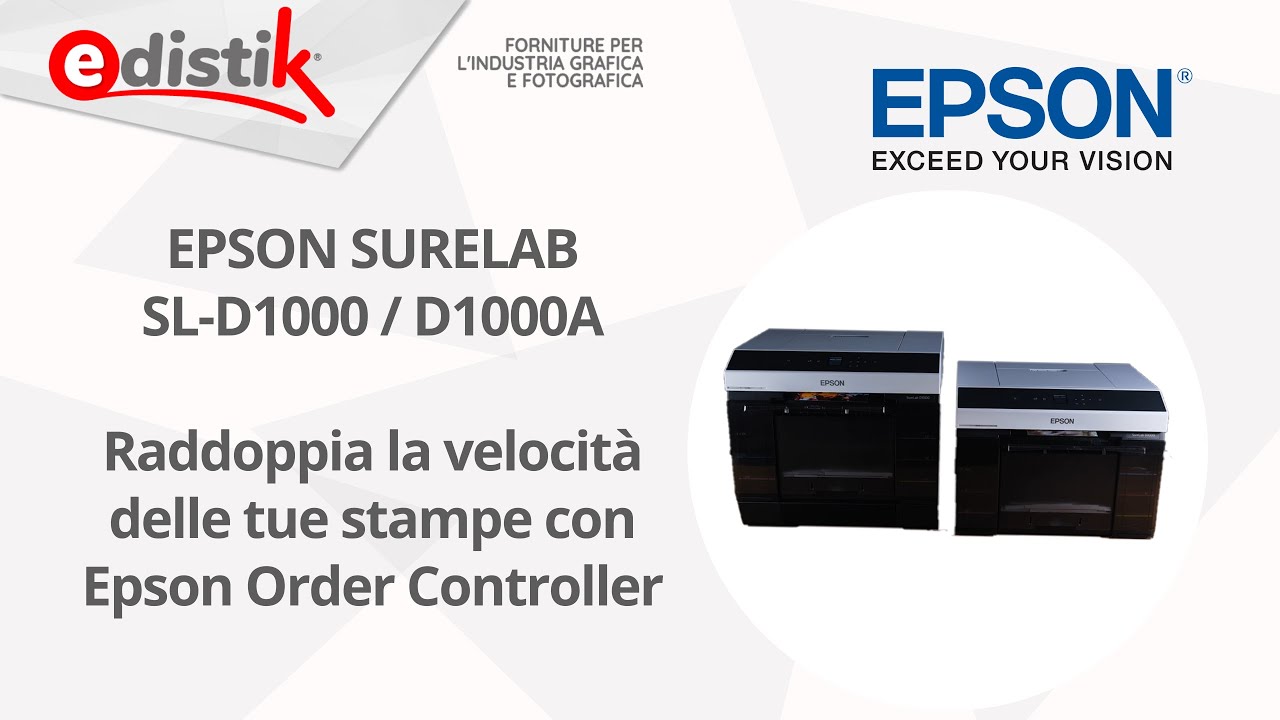 Aumenta la velocità di stampa con Epson SureLab SL-D1000 e Epson Order ...