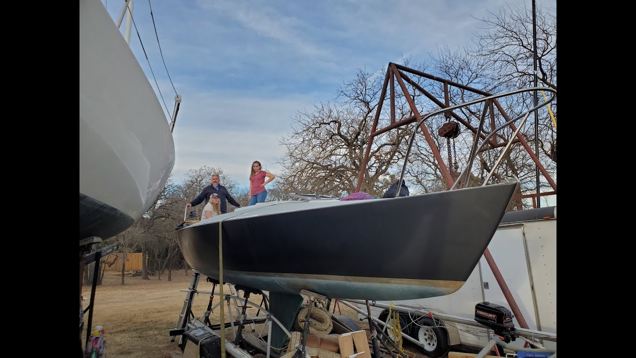 J24 build, after 20 years in storage from a blank hull to race ready ...