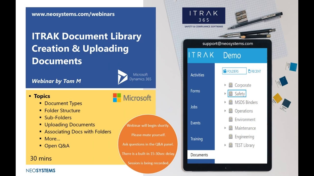 ITRAK Administration: Document Library Creation - YouTube