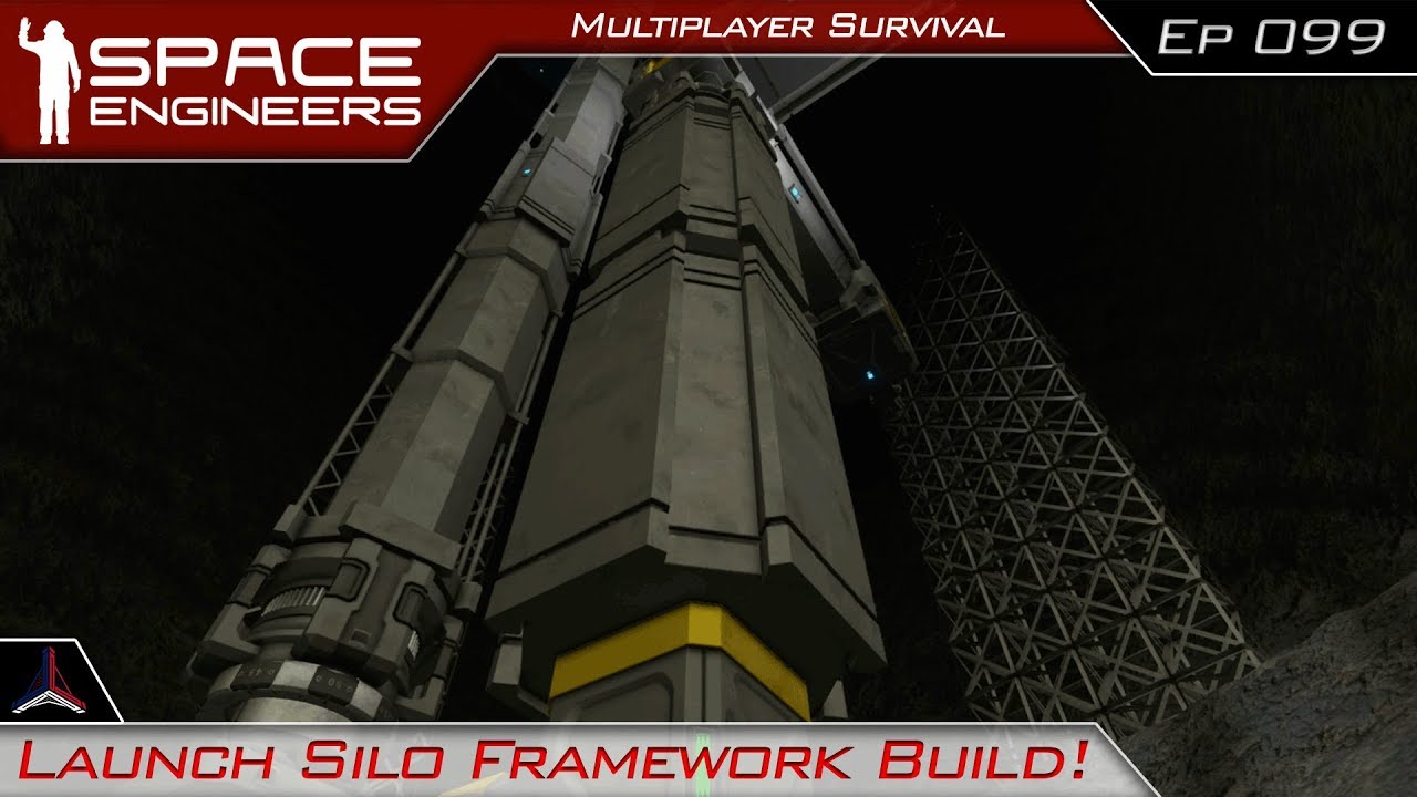 Launch Silo Framework Build! | Space Engineers Multiplayer Survival ...