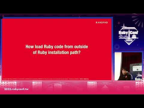 RubyConf Taiwan 2023-Deep dive into Ruby require by SHIBATA Hiroshi - YouTube