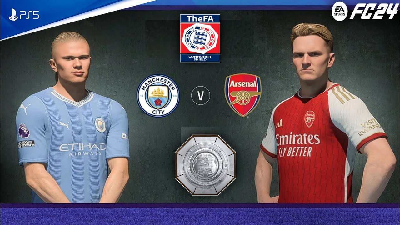 FC 24 - Man City vs Arsenal | FA Community Shield 2024 Final Match ...