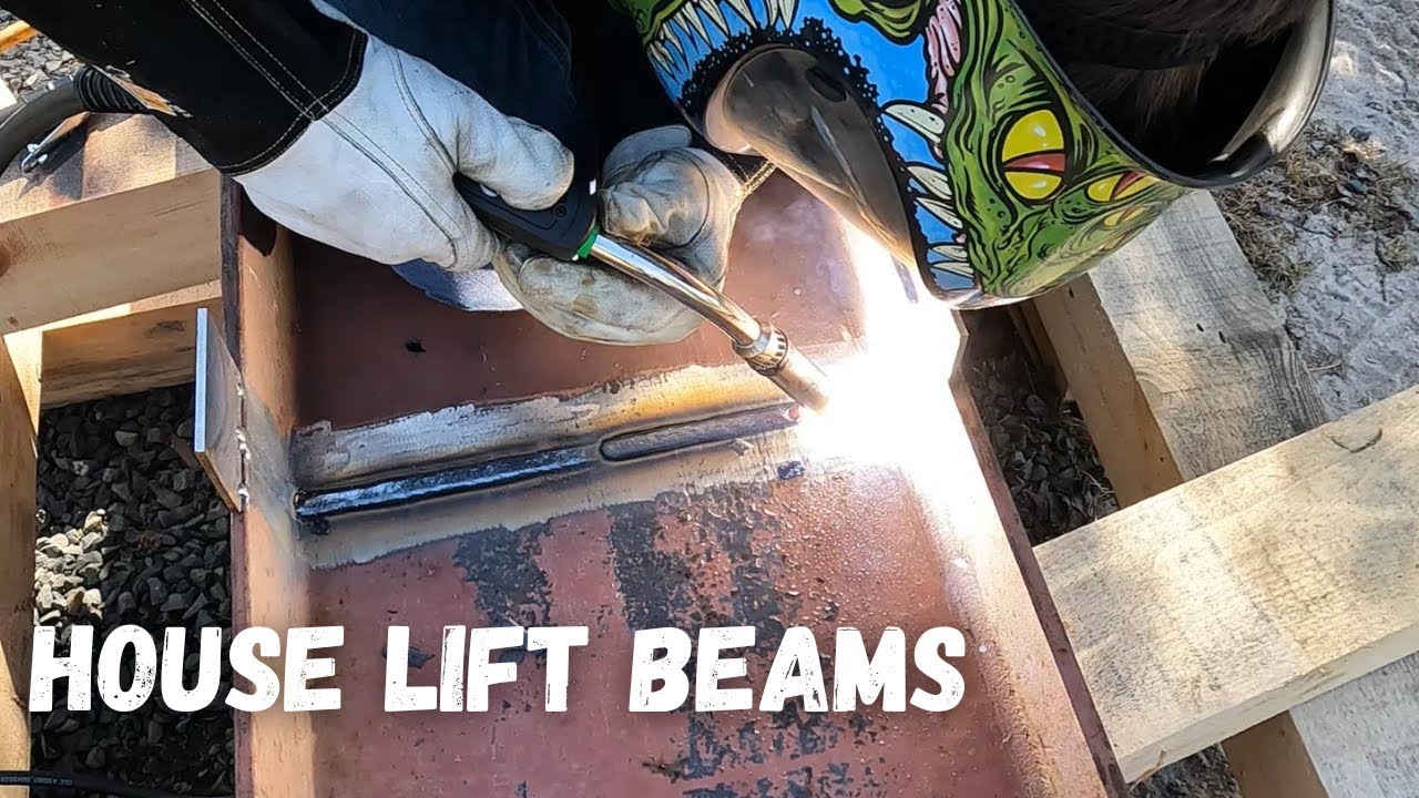 Building Beams to Lift My House PT2 - YouTube