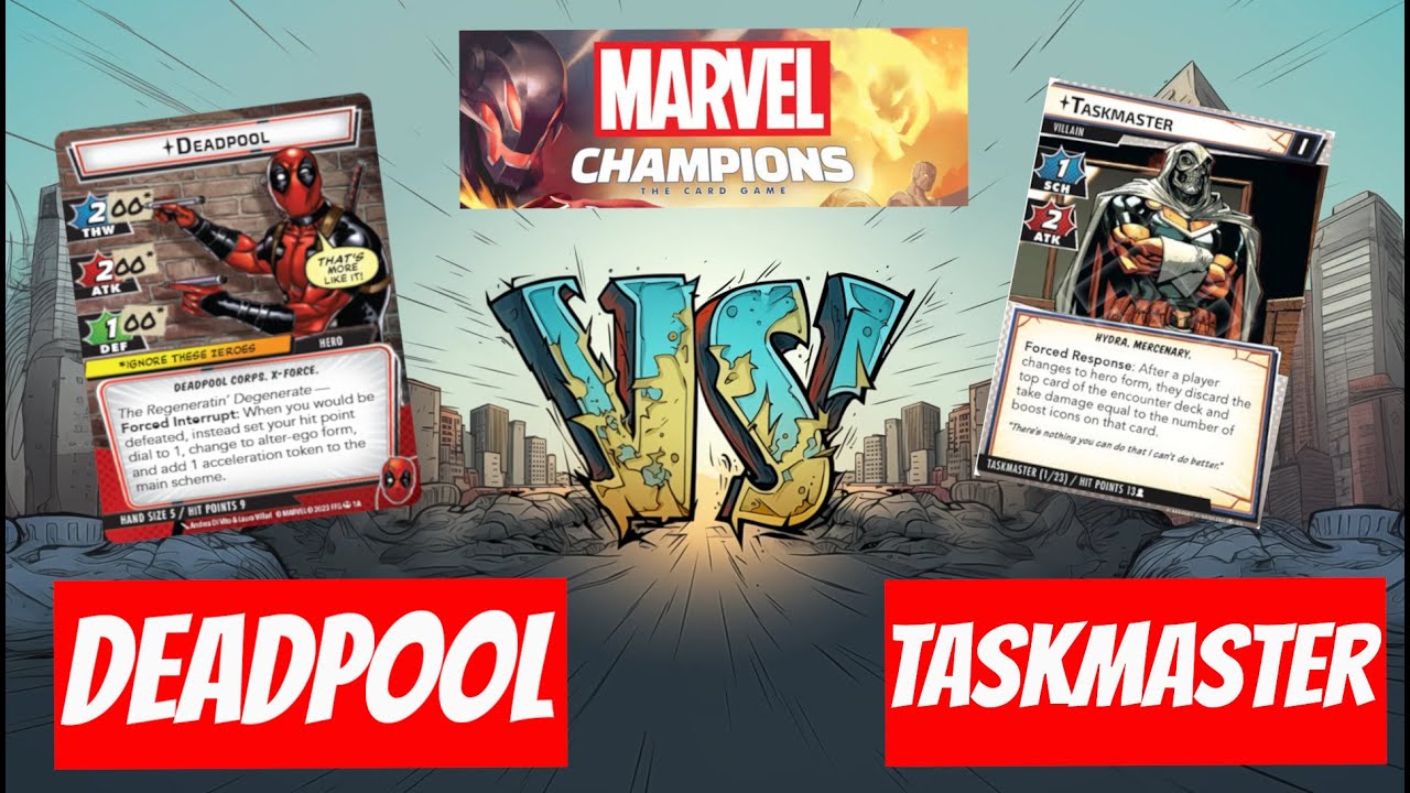 Rise of the Red Skull - Scenario 3 - Deadpool vs Taskmaster - YouTube